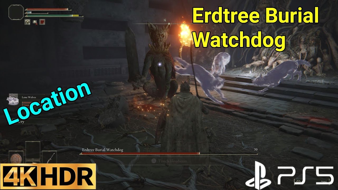 Erdtree Burial Watchdog Location - ELDEN RING Watchdog Boss Fight ...