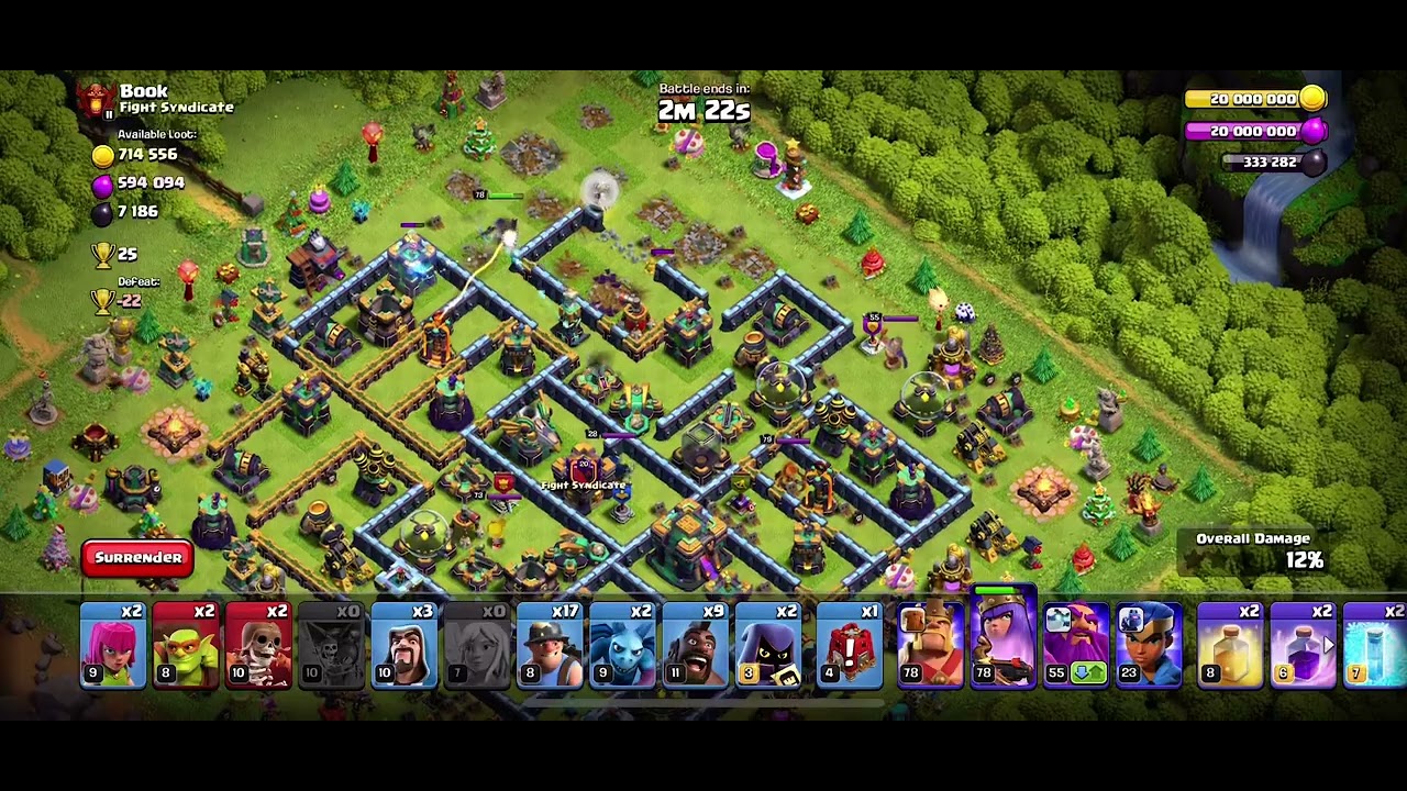 Big loot attack coc!!! - YouTube
