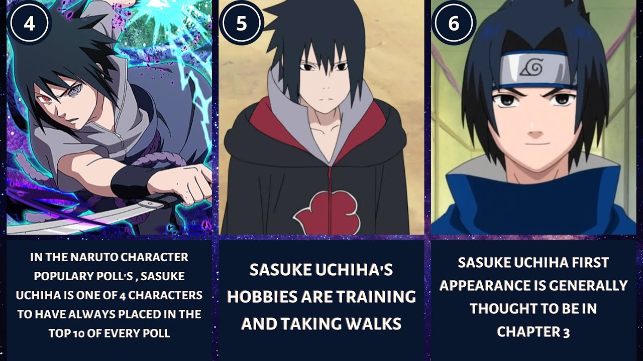 WATCH NOW ! 30 INTERESTING FACTS About SASUKE UCHIHA That You Might Not ...