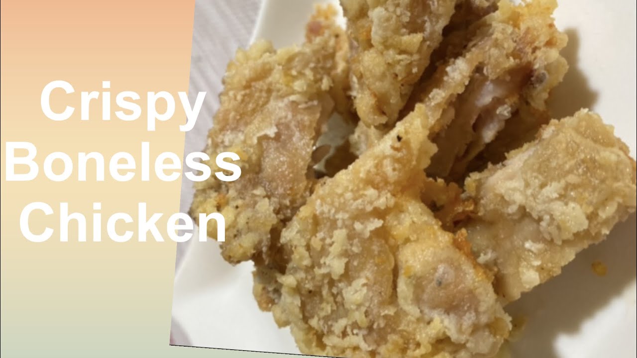 Crispy boneless chicken legs - YouTube