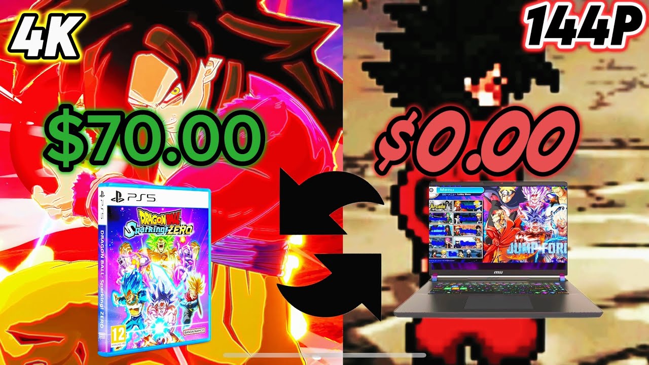 “We Bought Dragon Ball: SPARKING Zero🤩” but Got the Temu Edition☠️ ...