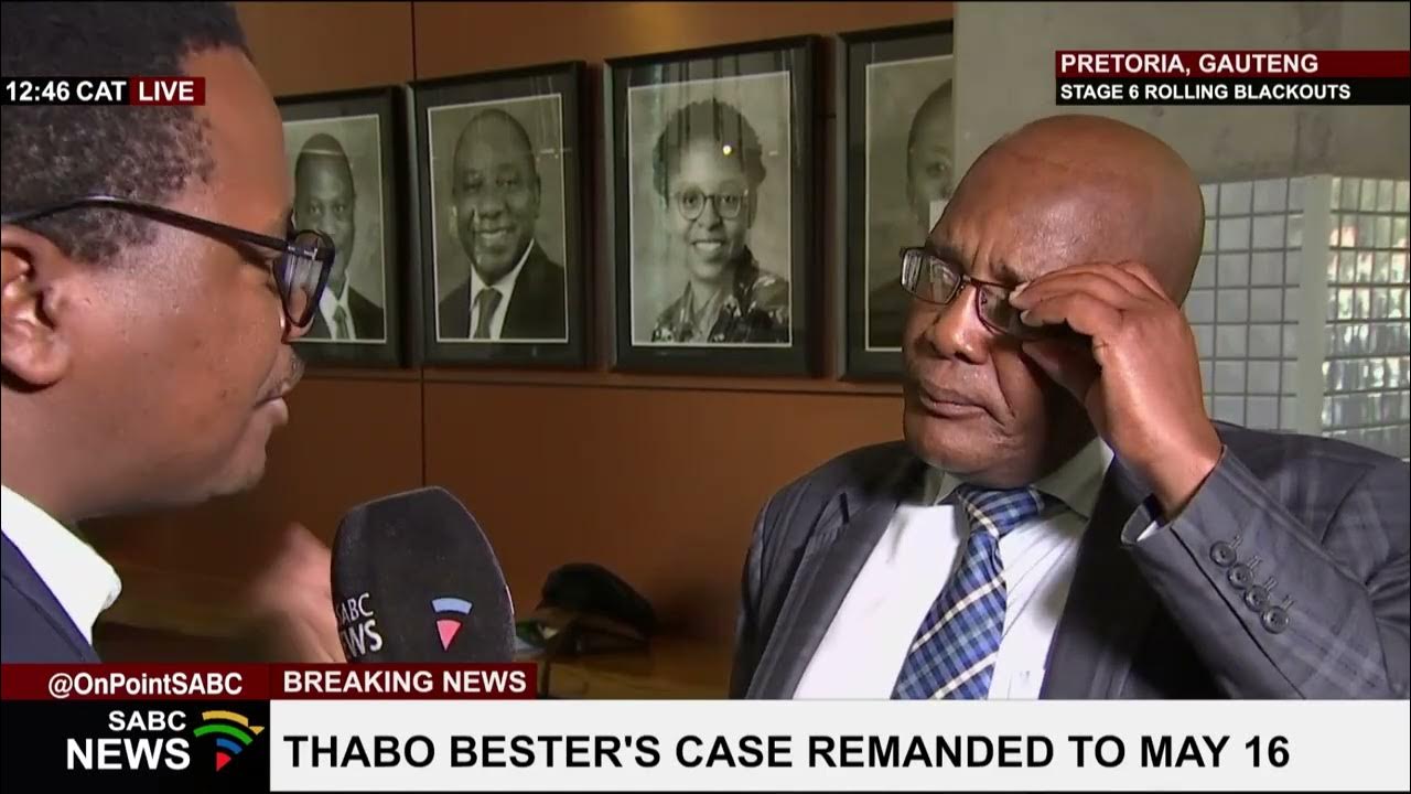 Thabo Bester Saga | Confirmation of Thabo Bester's identity: Aaron Motsoaledi - YouTube
