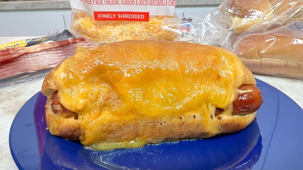 Cheese Wrapped Hot Dog - YouTube