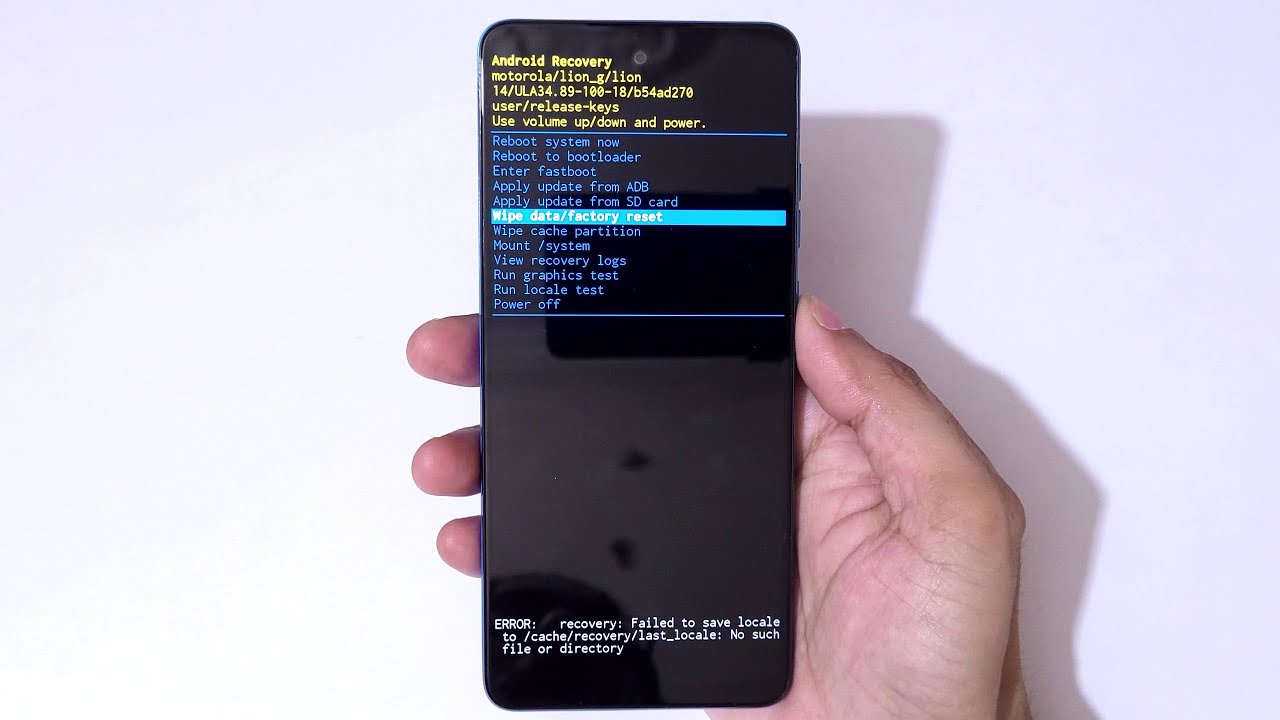 How to Hard Reset Moto G04s - Forgotten Password/Factory Reset - YouTube