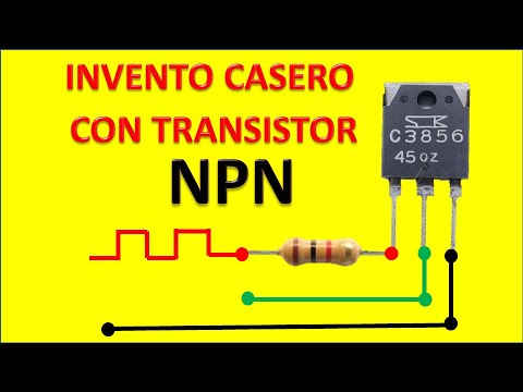 GENIAL IDEA como hacer un OSCILADOR usando un transistor npn C3856 ...