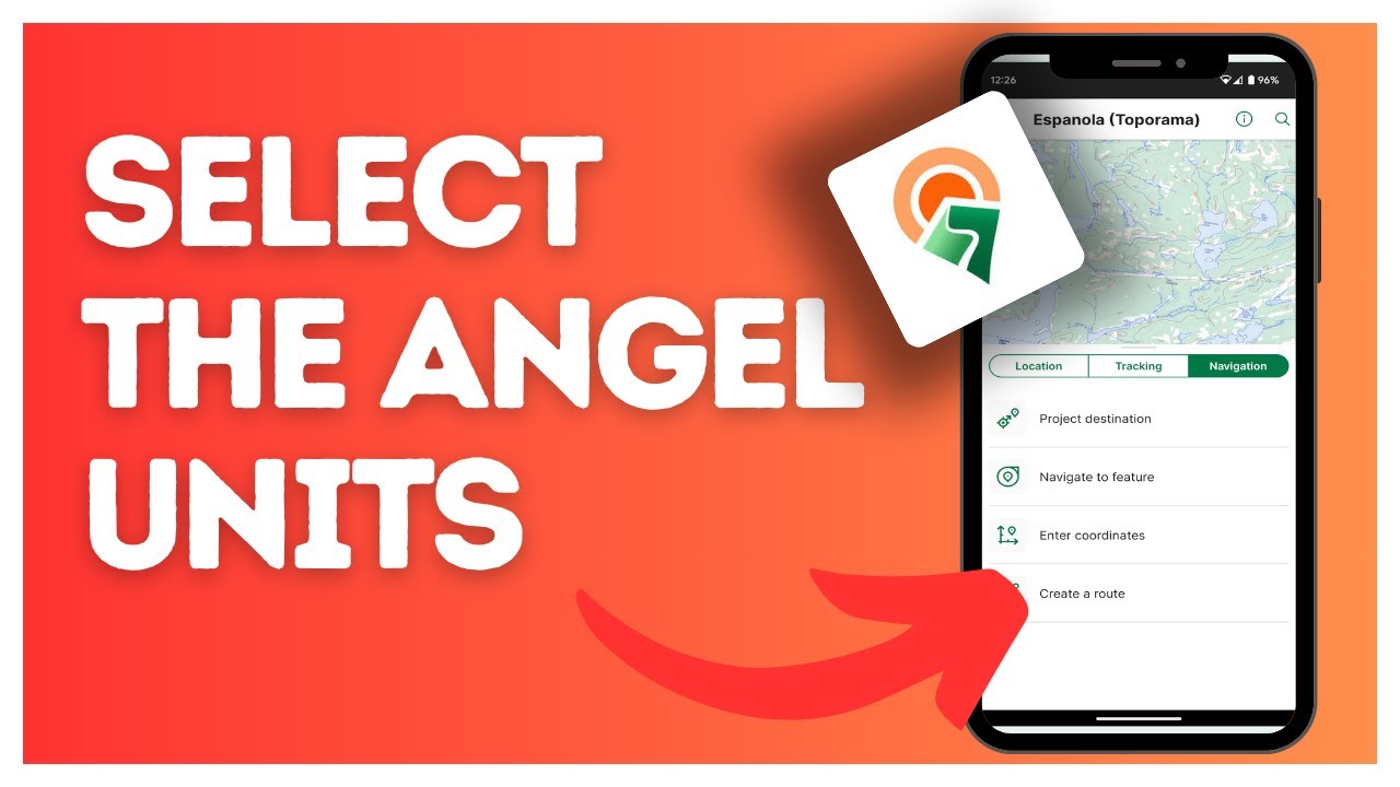 How to select the angel units on Avenza Maps? - YouTube