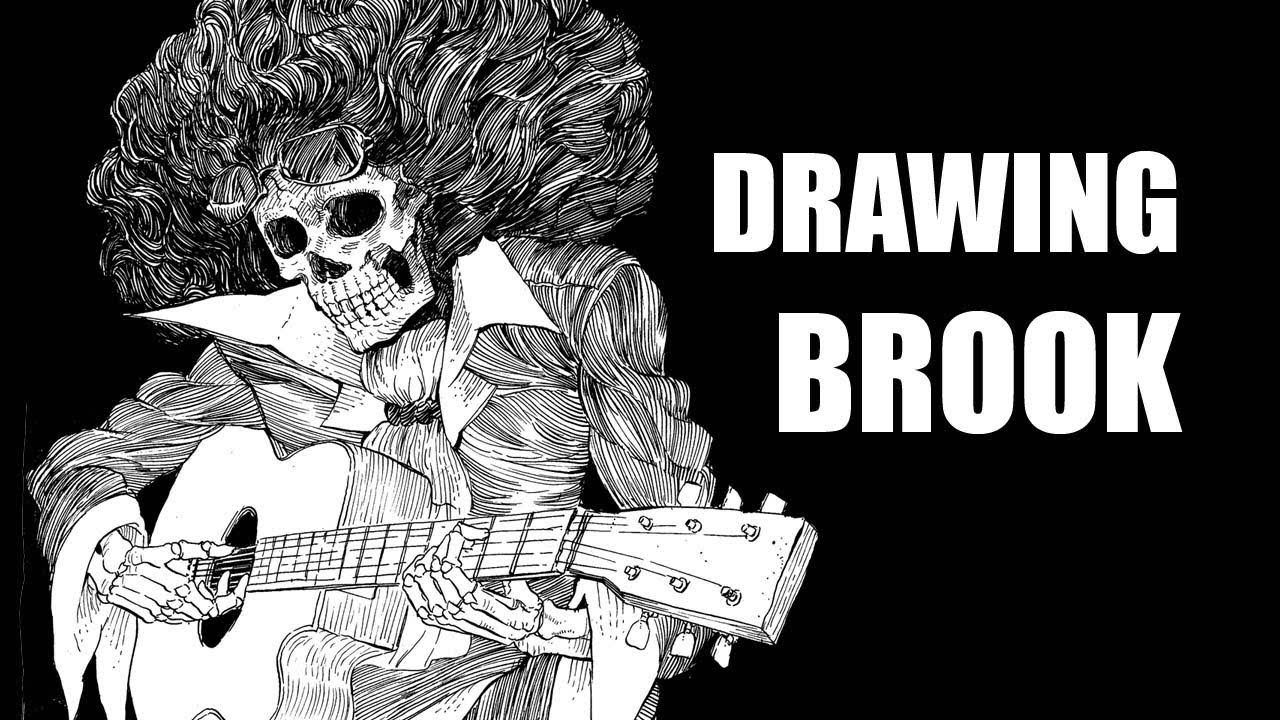 drawing Brook One piece - YouTube