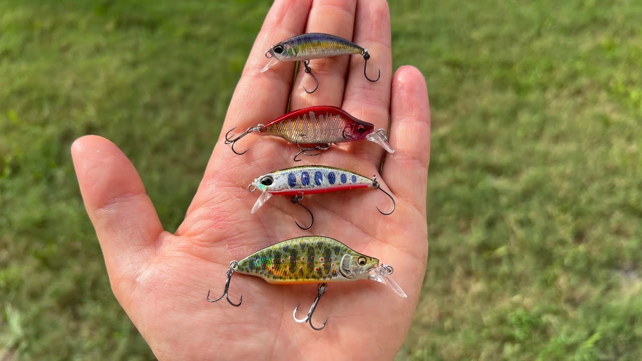 Sinking Trout Minnows for Bass (they are amazing!) - YouTube