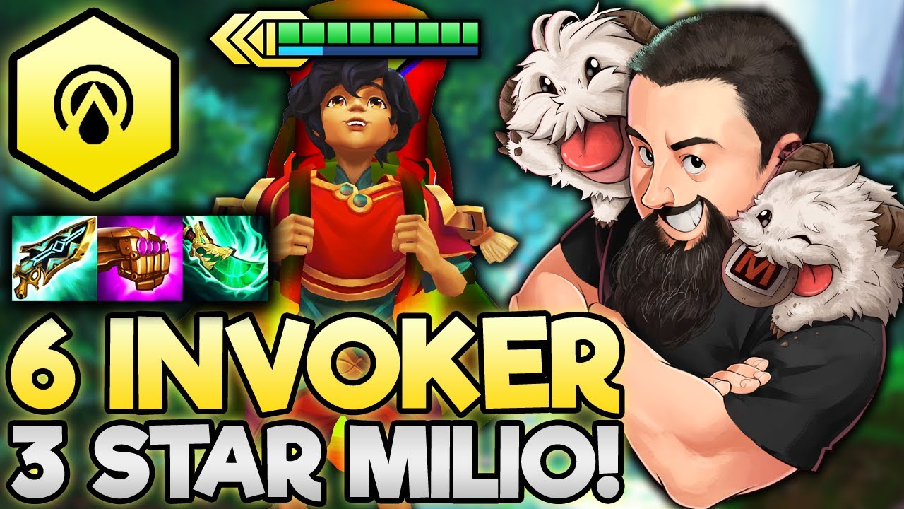3 Star Milio - 6 Invoker Pumped Ultra Mega Fire Kick!! | TFT ...
