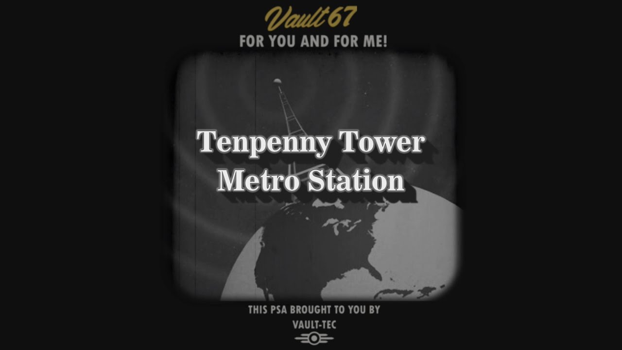 Minecraft: Tenpenny Tower Capital Wasteland Metro Station - YouTube