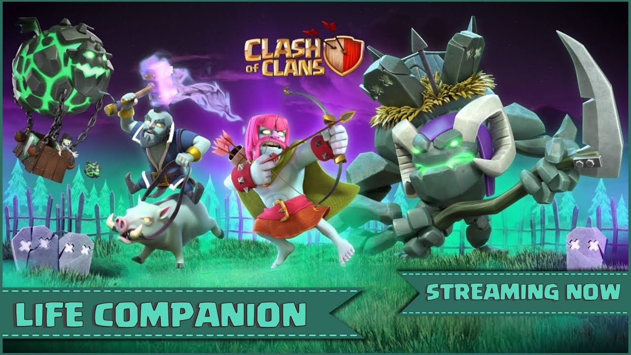 Clash Of Clans Live Night Stream | COC LIVE STREAM Clan Capital LIVE ...