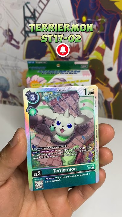 Terriermon ST17-02 SR #digimoncardgame - YouTube