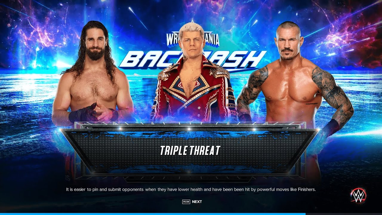 WWE II WRESTLMANIA II BACKLASH II THREE MAN - YouTube