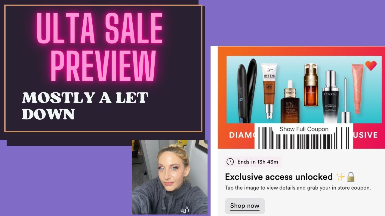Ulta Sale preview and where I've been - YouTube