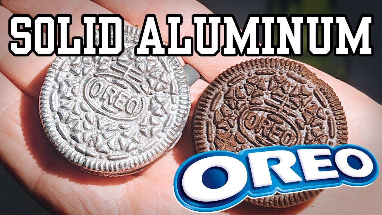 FAKE OREO PRANK | SMELTING FOR FUN | SOLID ALUMINUM OREO | #JustForFun ...