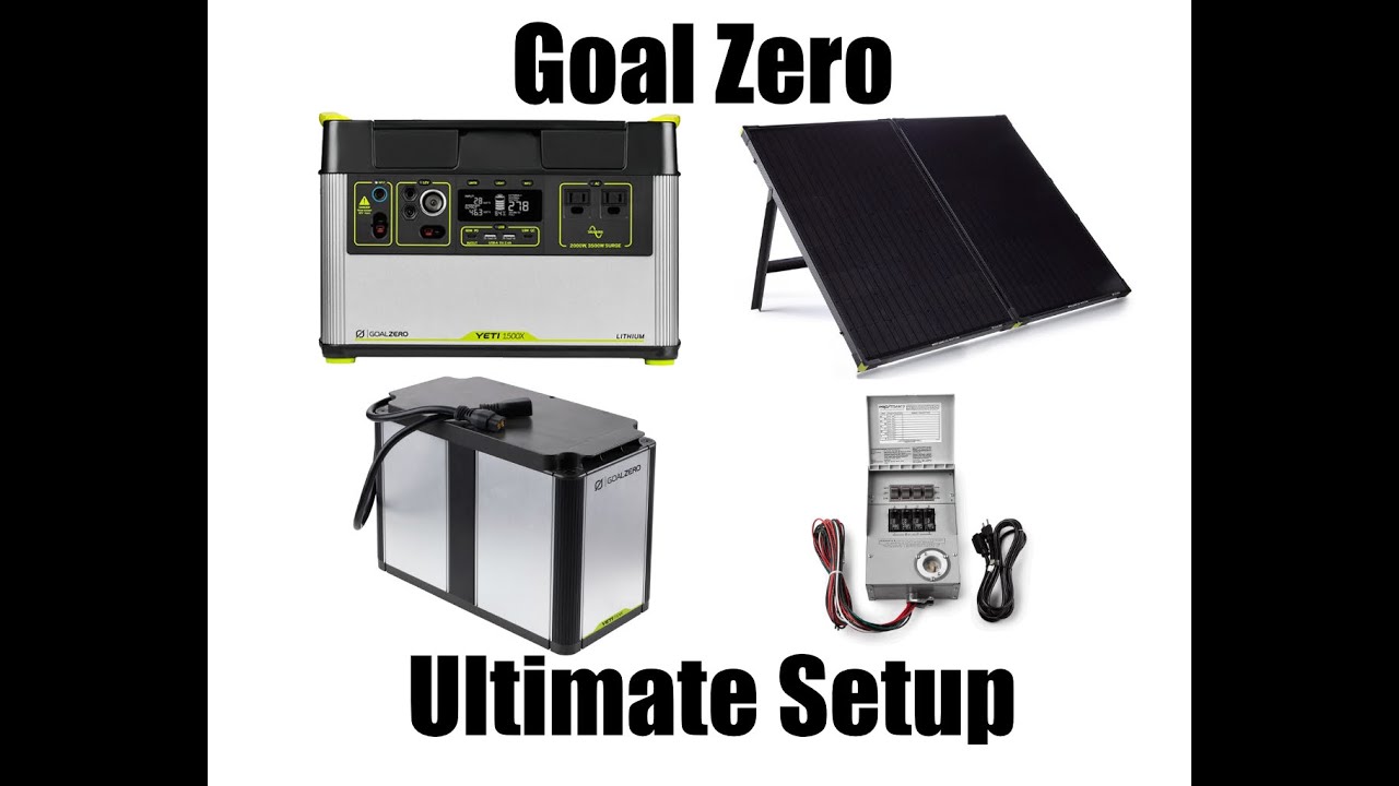 Impressive Goal Zero Backup Power Setup - YouTube