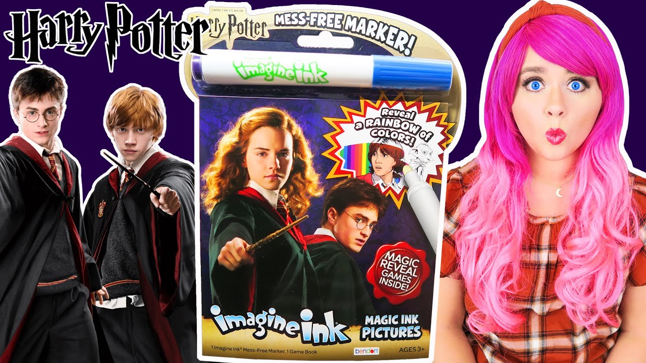 Coloring Harry Potter & Friends Imagine Ink Coloring Book | Hogwarts ...