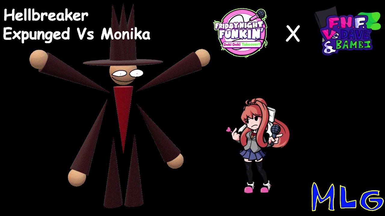 Hellbreaker | FNF Expunged Vs Monika Cover (Loud Sound Warning) - YouTube