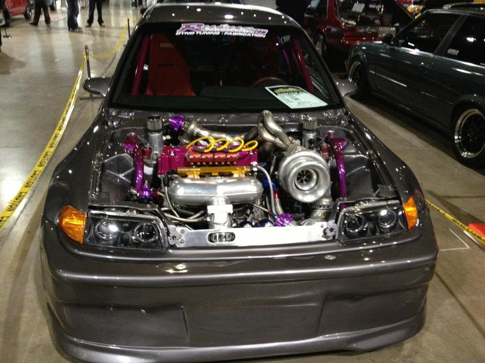 rukus k series turbo outlaw EF first start up - YouTube