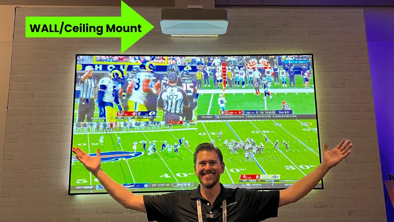 MUST SEE! LASER TV UPSIDE DOWN - Epson LS800 Ultra Short Throw ...