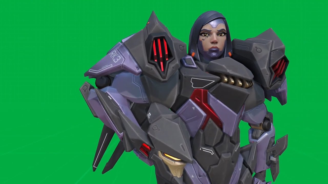 Pharah Highlight Intros Green Screen [Mechatron] - YouTube