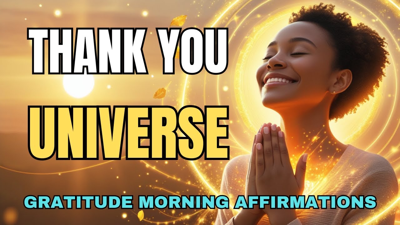 Thank You Affirmations | Morning Affirmations for Gratitude | Positive ...