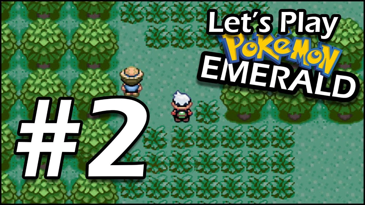 Let's Play Pokemon Emerald: Episode 2- Getting to Rustboro City! - YouTube