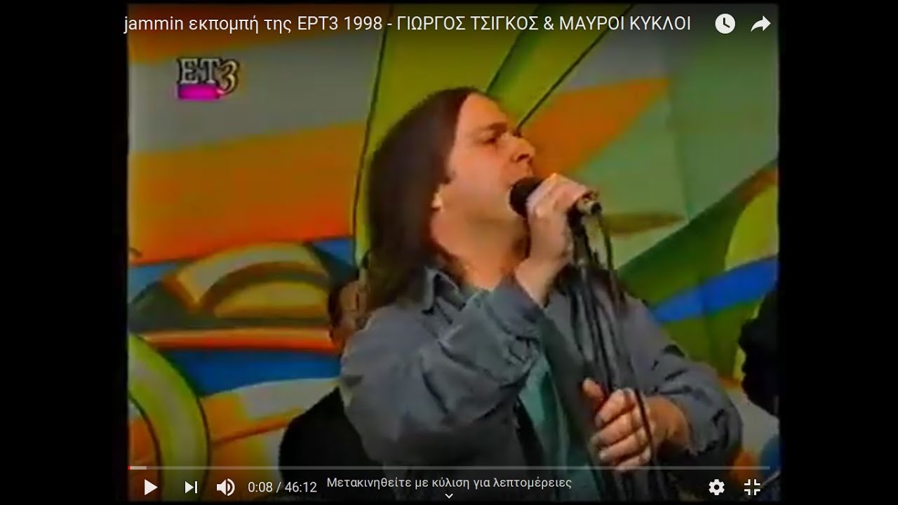 Γιώργος Τσίγκος & οι Μαύροι Κύκλοι - Συνέντευξη + 3 τραγούδια live στην ...
