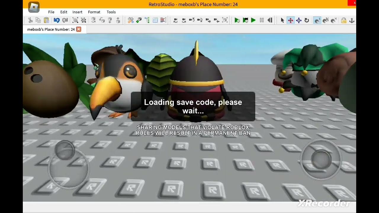 retrostudio egg hunt 2023 model code (made by me) - YouTube