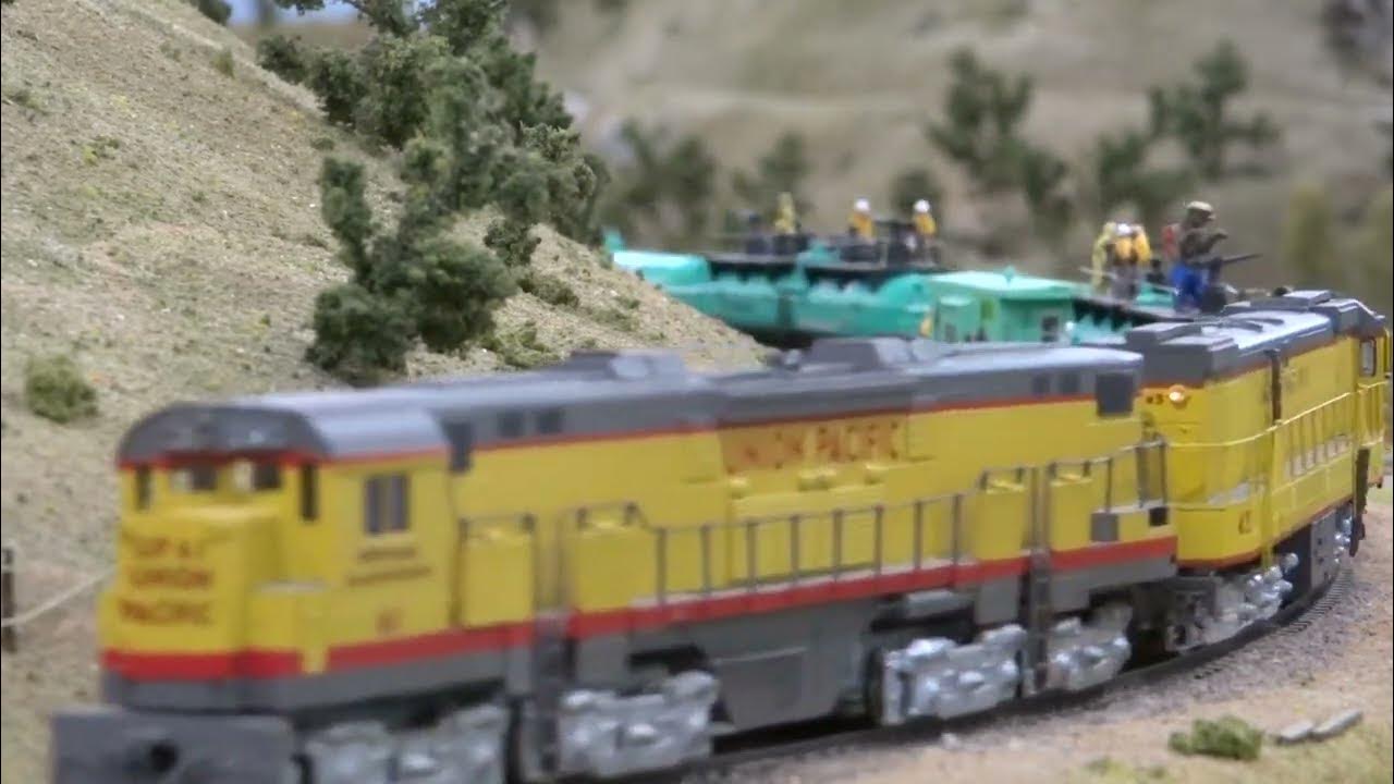 ALCO C855A & U50 and 5 DDA40X's 1 DD35B - YouTube
