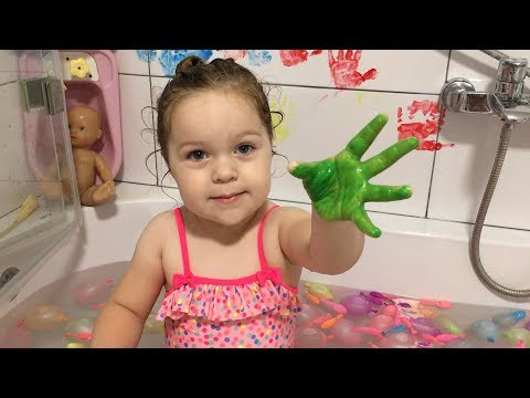 Vodeni Baloni * Tempere Na Dlanovima i NAUČIMO BOJE!!!