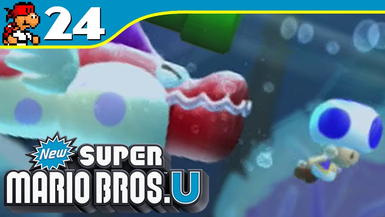 New Super Mario Bros. U | Dragoneel's Undersea Grotto - Sparkling ...