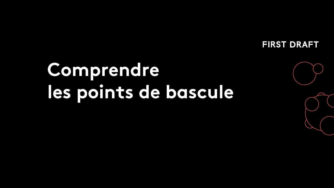 Comprendre les points de bascule | Couvrir le Coronavirus - YouTube