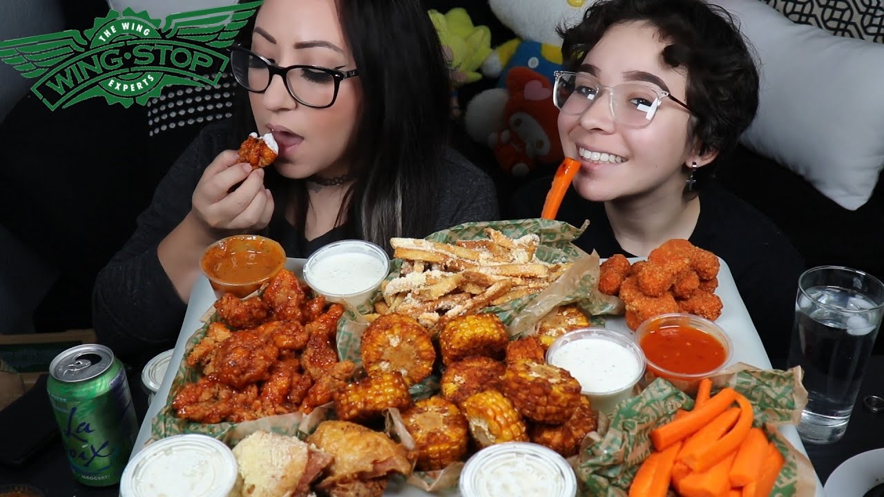 THIGH STOP AGAIN! | WINGSTOP MUKBANG | EATING SHOW - YouTube