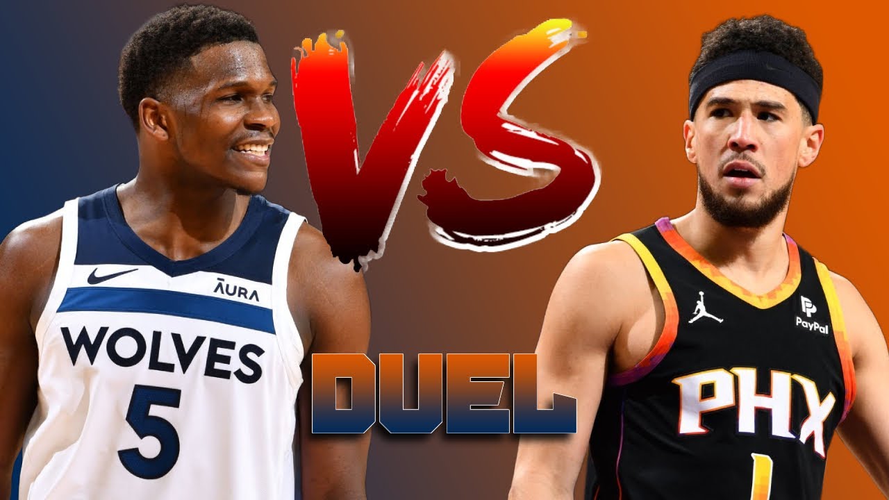 Anthony Edwards vs Devin Booker Duel 2024 PO G4 - YouTube