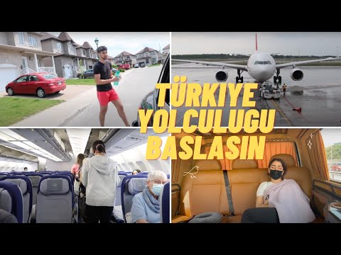 Kanada dan Türkiye ye Tatile Gidiyorum | Ayrılık Zor Oldu | Bol Temizlik Yaptım