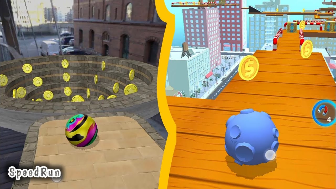 Going Ball Portal vs Sky Rolling Ball Update 1188 - SpeedRun Gameplay ...