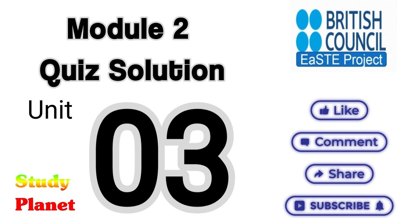 Module 2 unit 3 Quiz Solved - YouTube