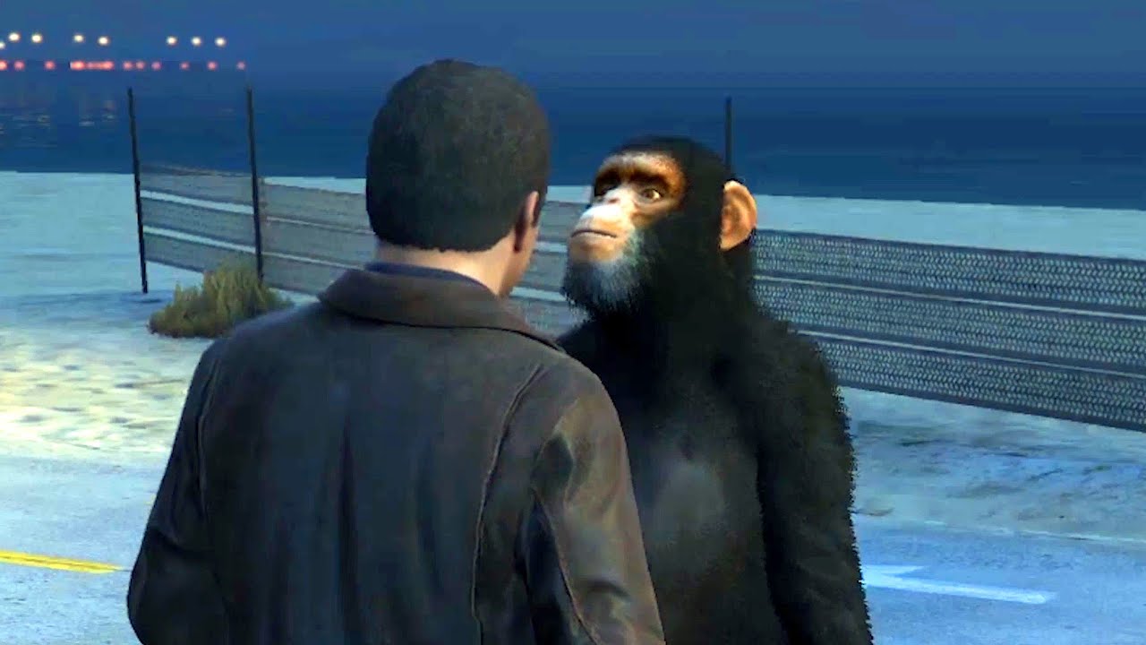 Michael Takes His Monkey To Therapy (GTA 5 Chaos) - DarkViperAU - YouTube