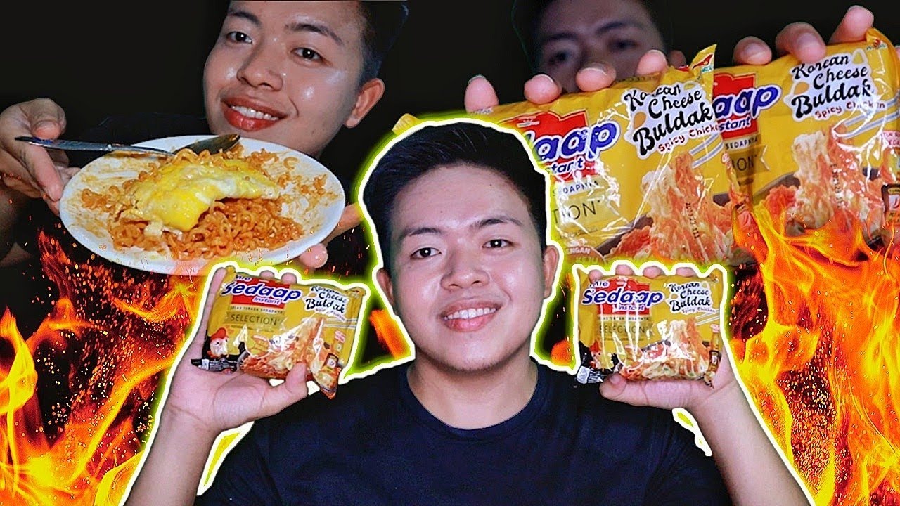 MEE SEDAAP KOREAN CHEESE BULDAK SPICY CHICKEN VIRAL - YouTube