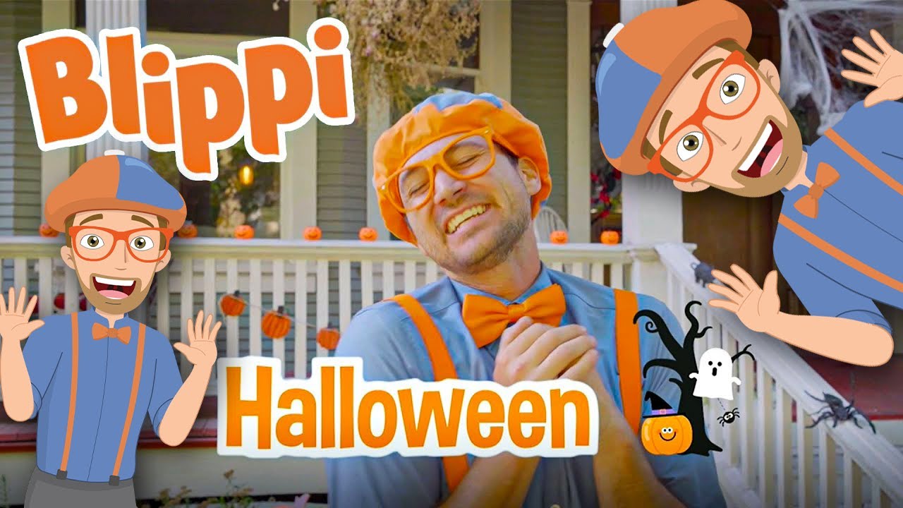 Blippi Decorates a House For Halloween - Spooky Halloween House ...