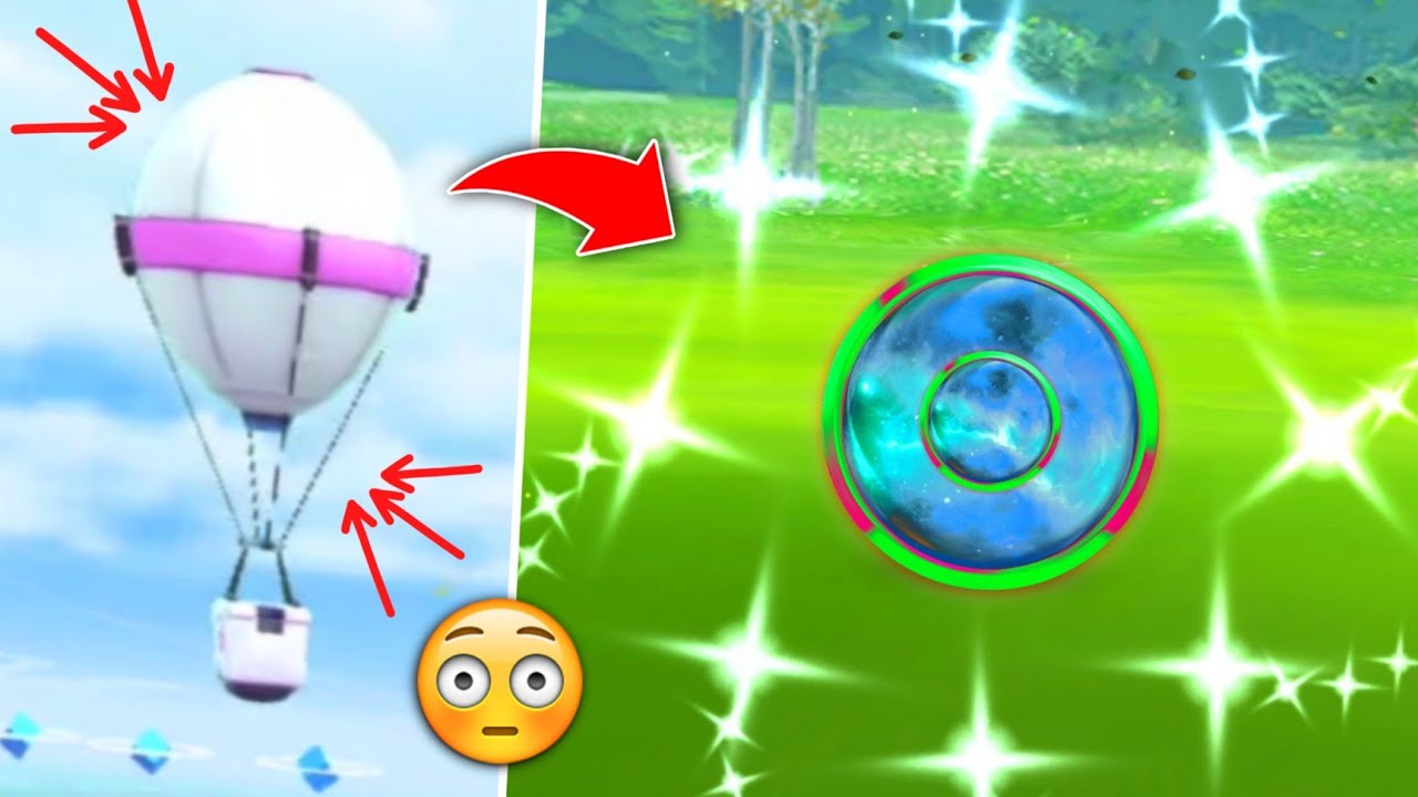 ⛔Guaranteed shiny?😅 with white balloon pokemon go. - YouTube