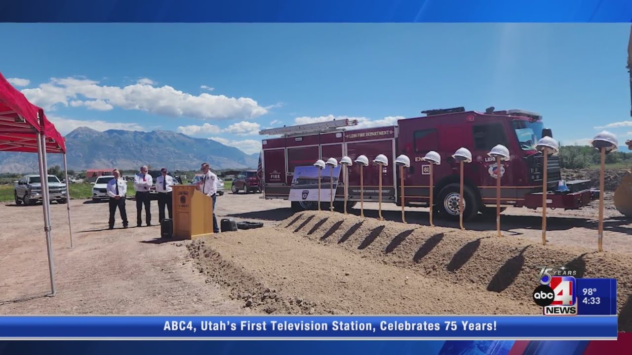Lehi expands with groundbreaking of Fire Station 84 - YouTube