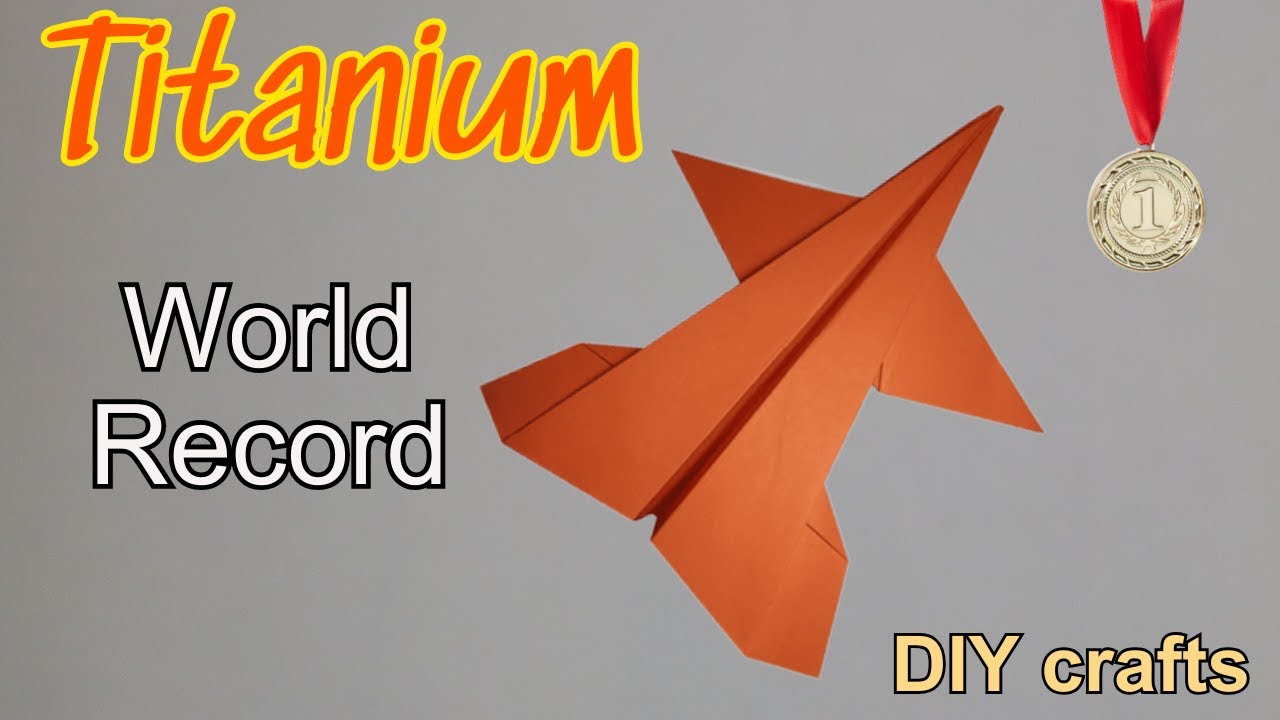 Futuristic Flight: Step-by-Step Guide to a Titanium Paper Airplane ...