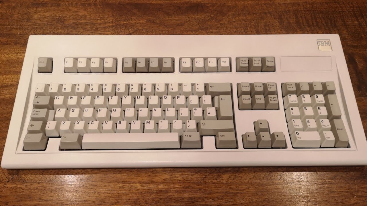 Original IBM Enhanced Keyboard Sound Demonstration - YouTube
