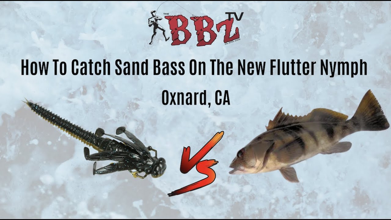 How To Catch Sand Bass On The New FishLab Tackle Flutter Nymph - YouTube
