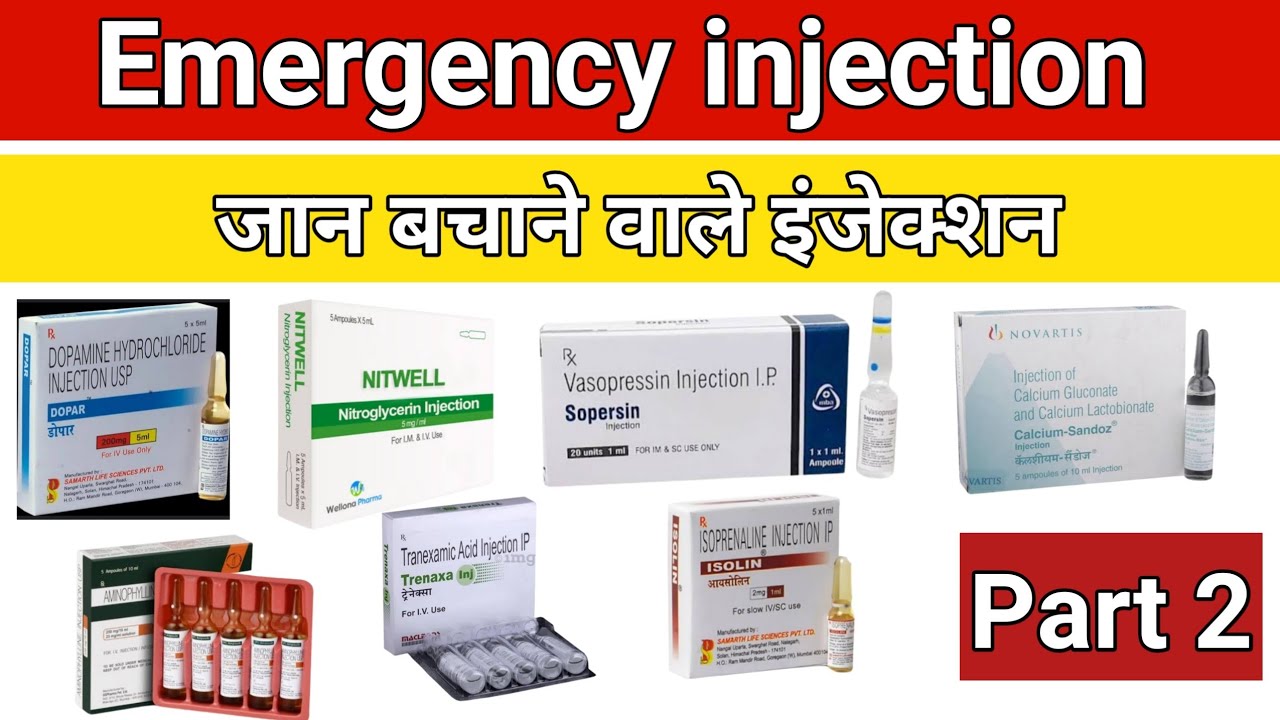 Emergency injection| emergency medicine| emergency impuls - YouTube