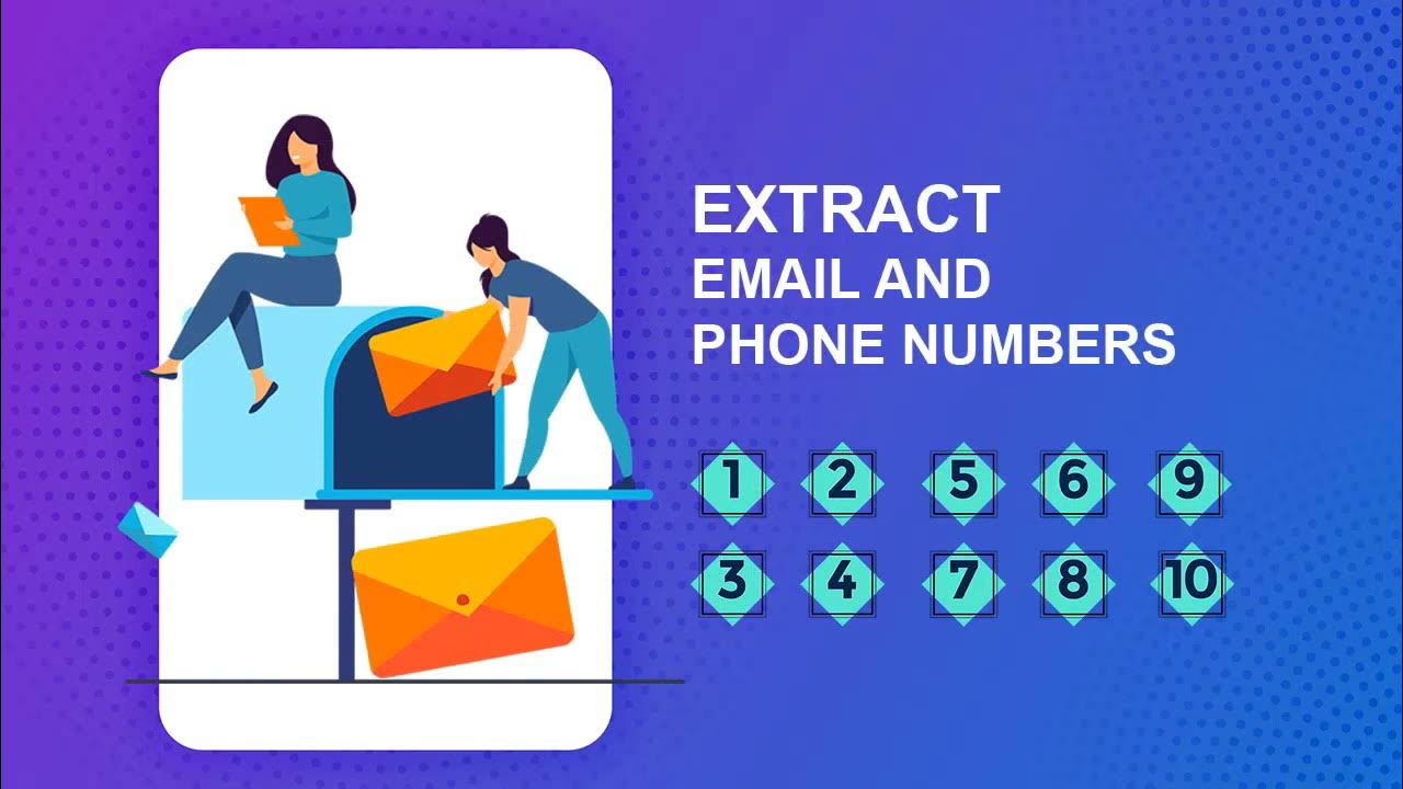 How to extract email and phone numbers from files? Phone and Email ...