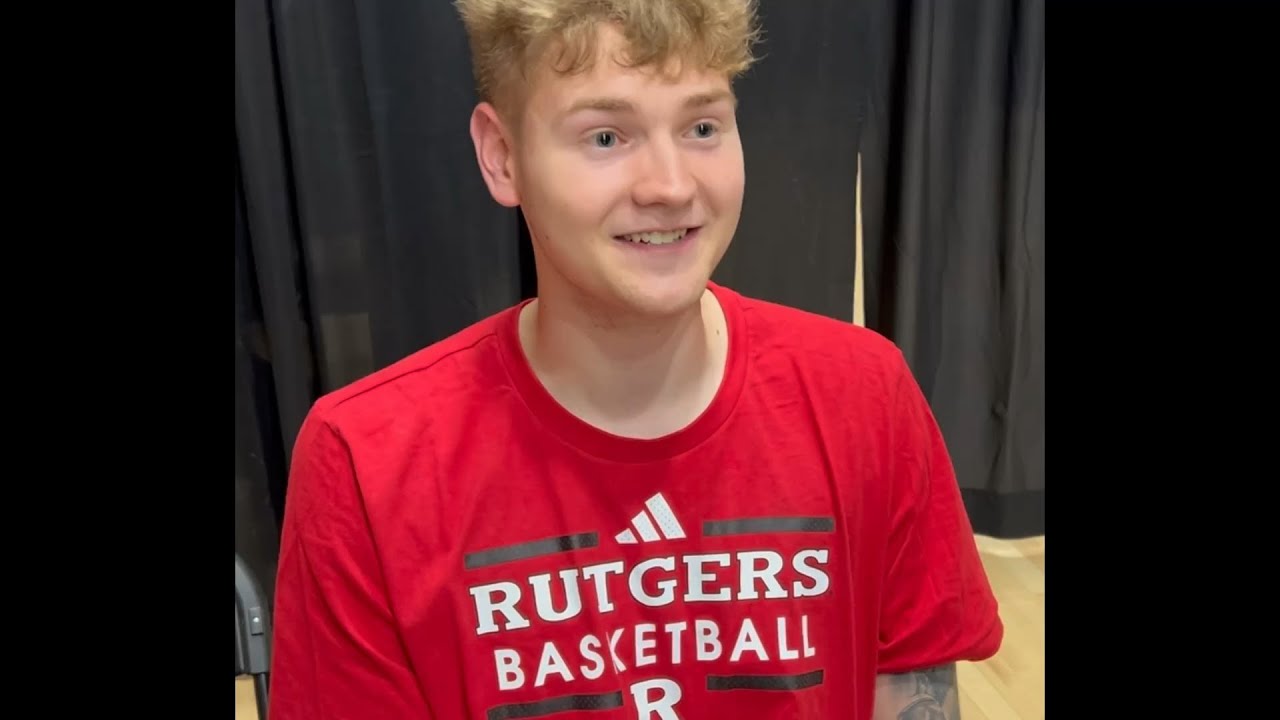 PJ Hayes at Rutgers Basketball Media Day - YouTube