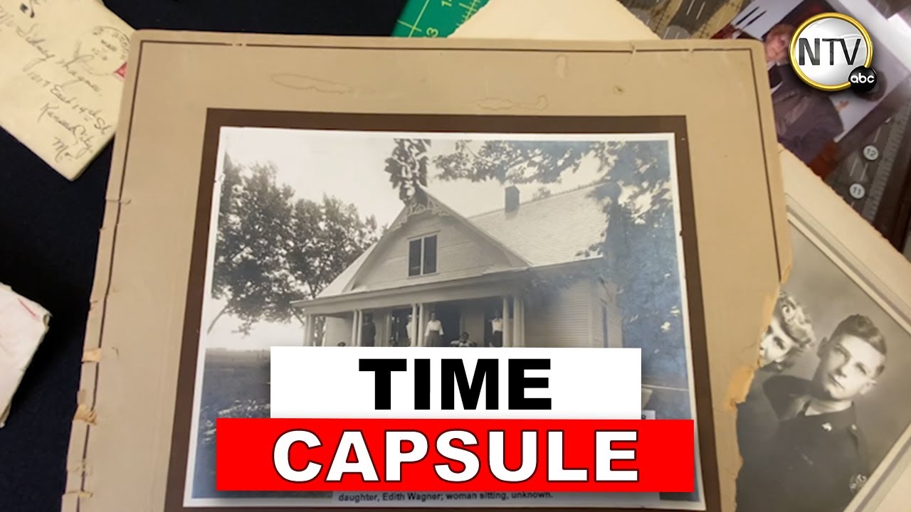 Time capsule found in old homestead in Arapahoe - YouTube